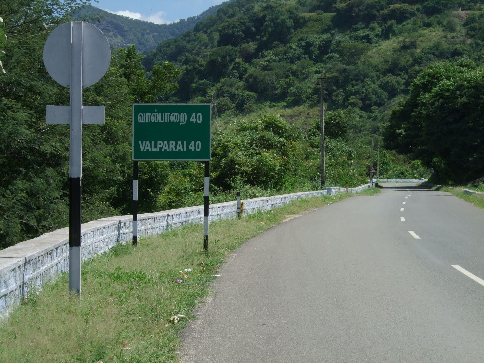 Valparai Route Map