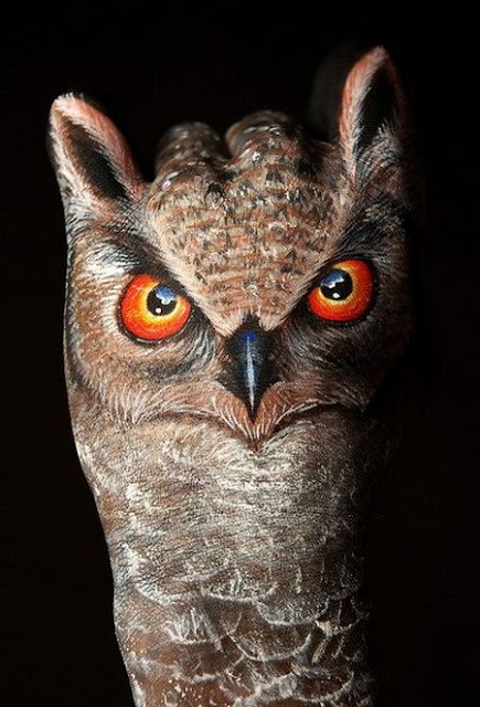 fundudes: Birds Body Paint Art