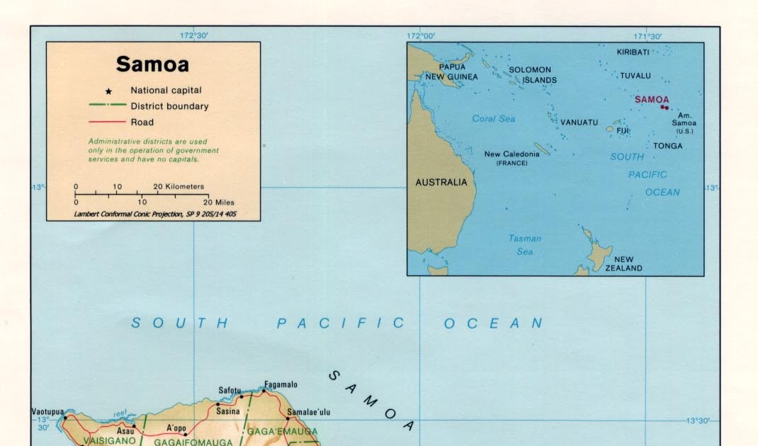 GEOGRAPHY OF SAMOA ~ Klima Naturali™