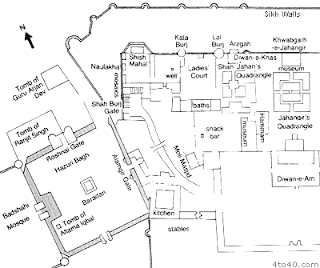 Historical Places In Lahore: Lahore Fort's Road Map