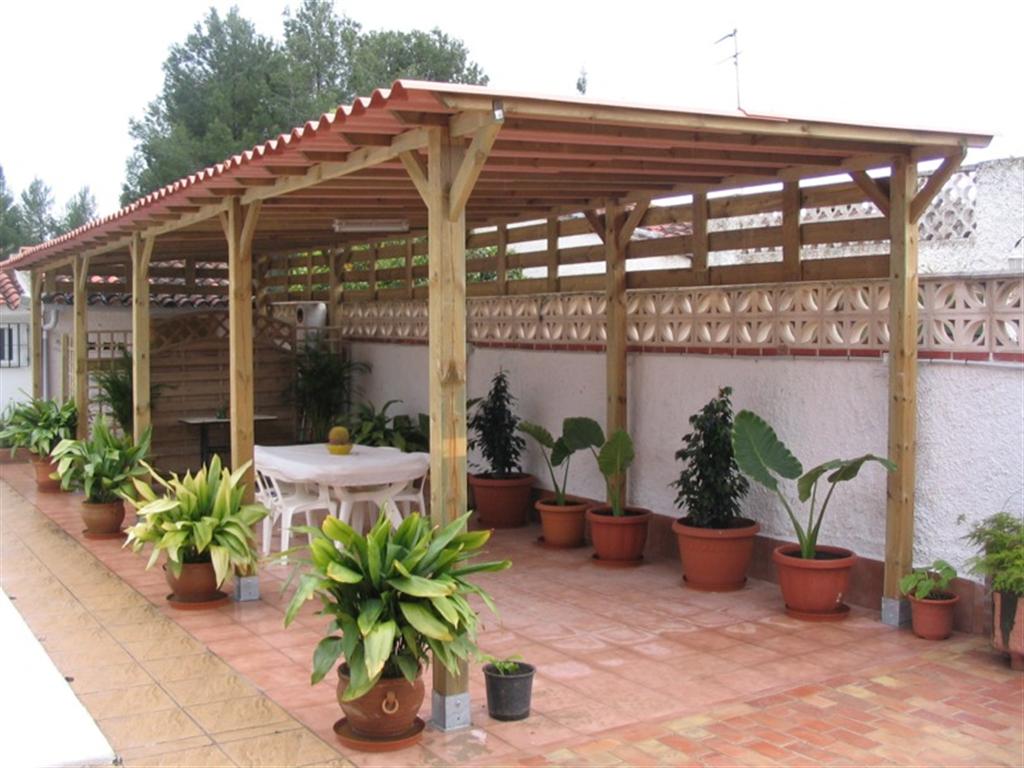 Cómo decorar la casa: Pergolas con techo