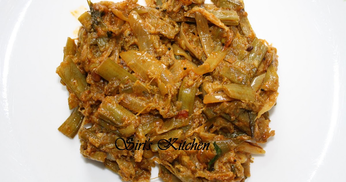 Siri's Kitchen: Cluster Beans Curry / Mattikaya Kura