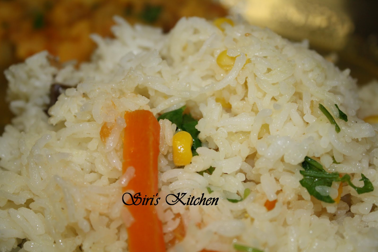 Siri's Kitchen: Vegetable Rice