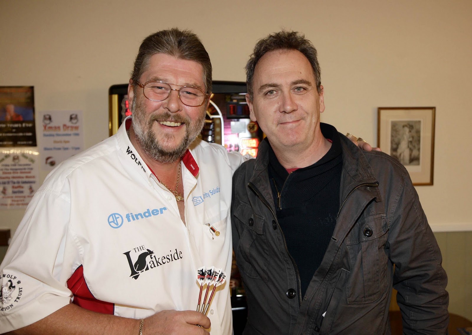 Matthew Moggridge: Me and Martin 'Wolfie' Adams, the darts player...