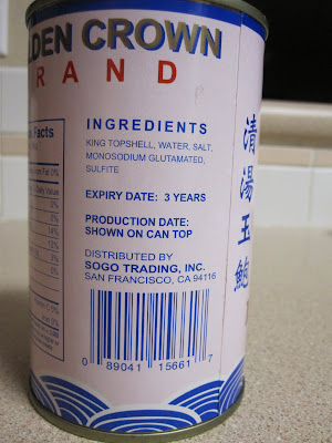 Cannundrums: King Topshell Stir Fry