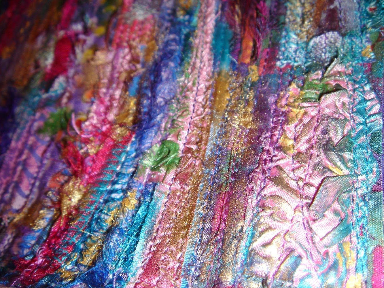 StitchyTreasures: Crazy Fabric