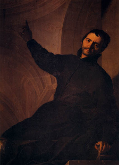 Oil Painting Replica Self-Portrait, 1690 by Andrea Pozzo (1642-1709 ...