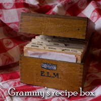 Grammy's Recipe Box: About the box