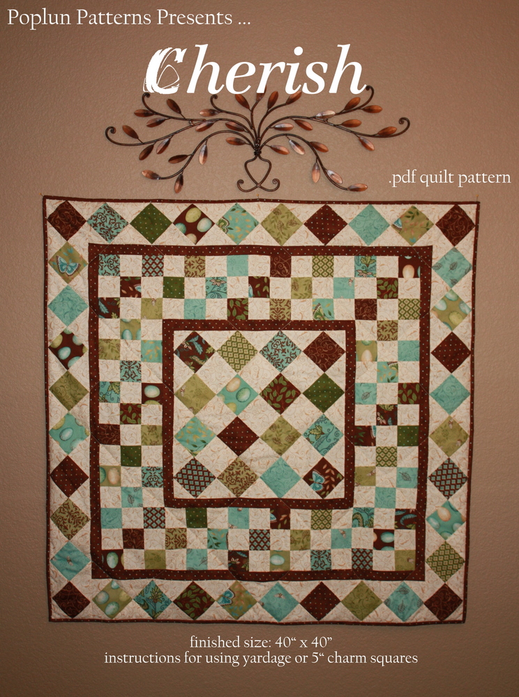 Poplun: Introducing - Cherish: A Quilt Pattern