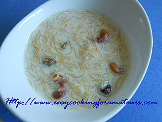 Vermicelli Pudding/Siveyan Kheer/Shavige Payasa