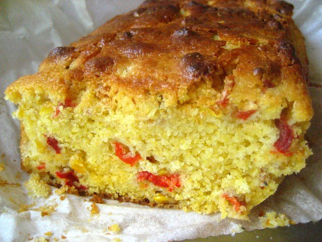 Cornbread w/ Chorizo & Red Pepper
