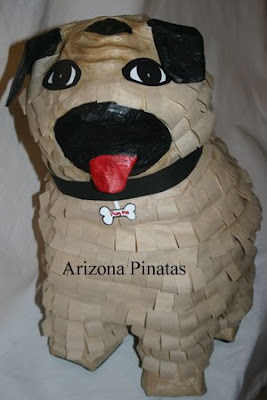 Arizona Pinatas -Custom Made Pinatas: PUG PINATA JUST ARRIVED