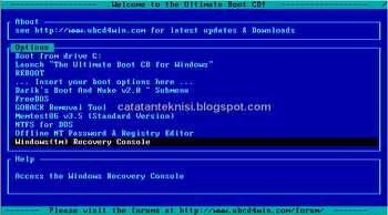 Cara Mengakses Windows XP Recovery Console - Catatan Teknisi