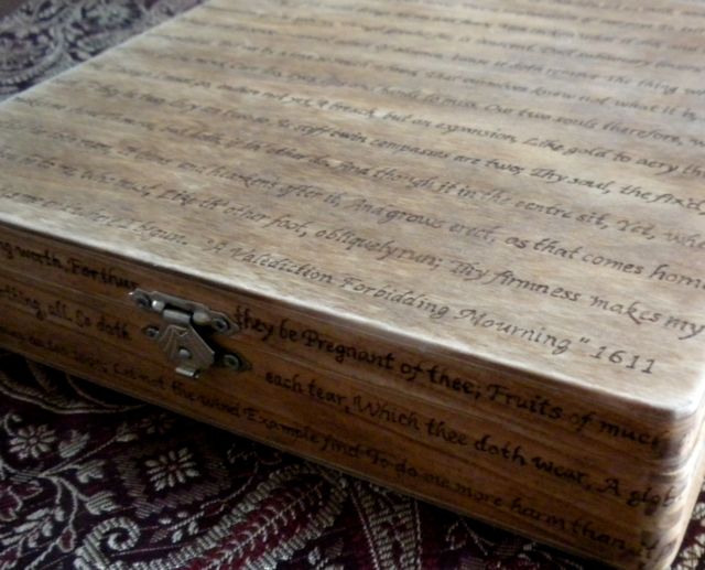 Scribbit | Motherhood in Alaska: Woodburned Boxes