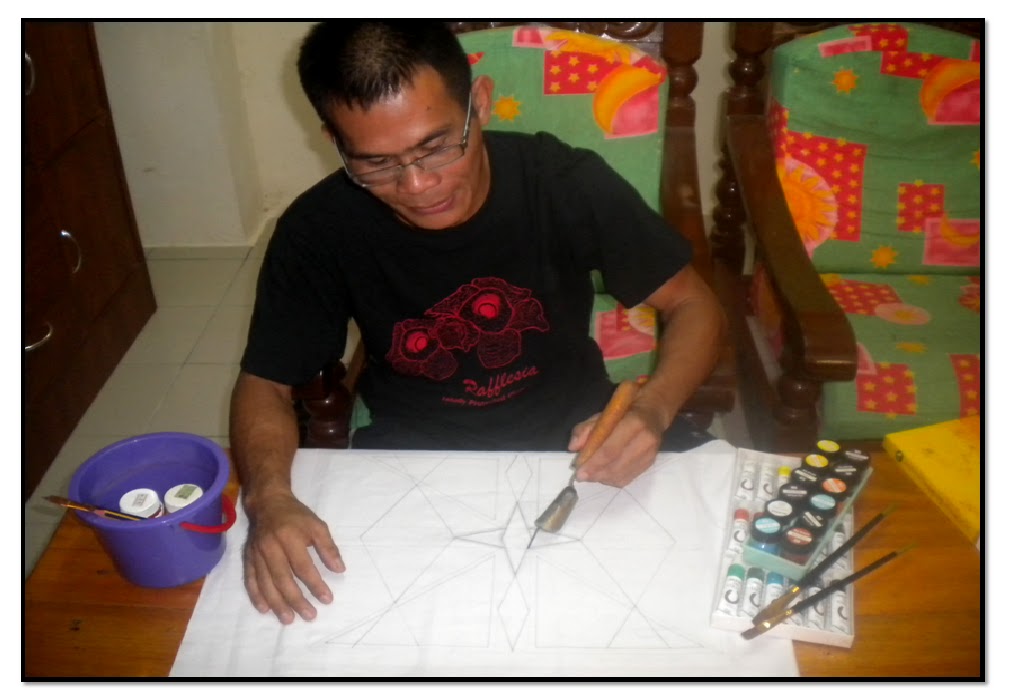 KARYA SENI VISUAL' 73: Proses Batik Canting / Batik Tulis