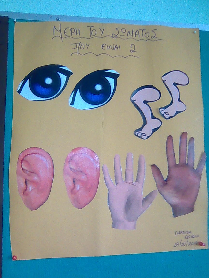 ΒΡΕΦΟΝΗΠΙΑΓΩΓΟΣ ΣΕ...ΔΡΑΣΗ!!!!: ΘΕΜΑ: "ΤΟ ΣΩΜΑ ΜΟΥ- Ο ΕΑΥΤΟΣ ΜΟΥ"