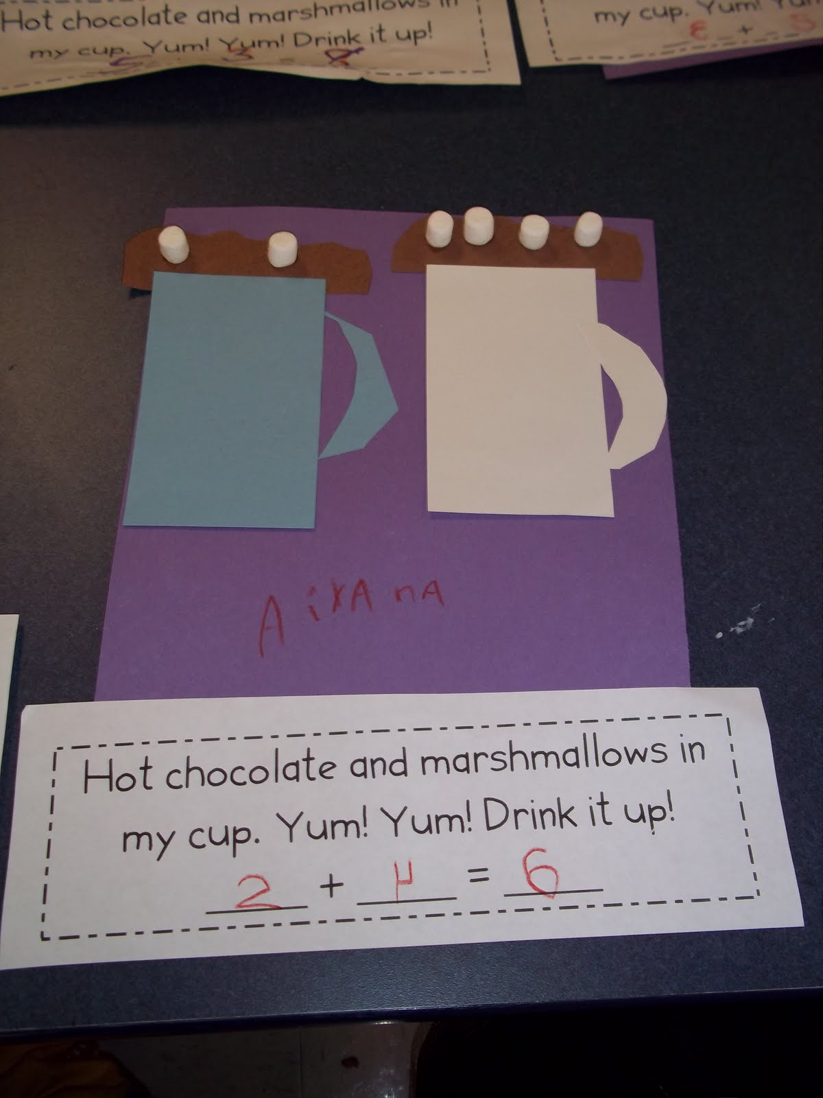 Mrs. Wood's Kindergarten Class: Hot Chocolate Math