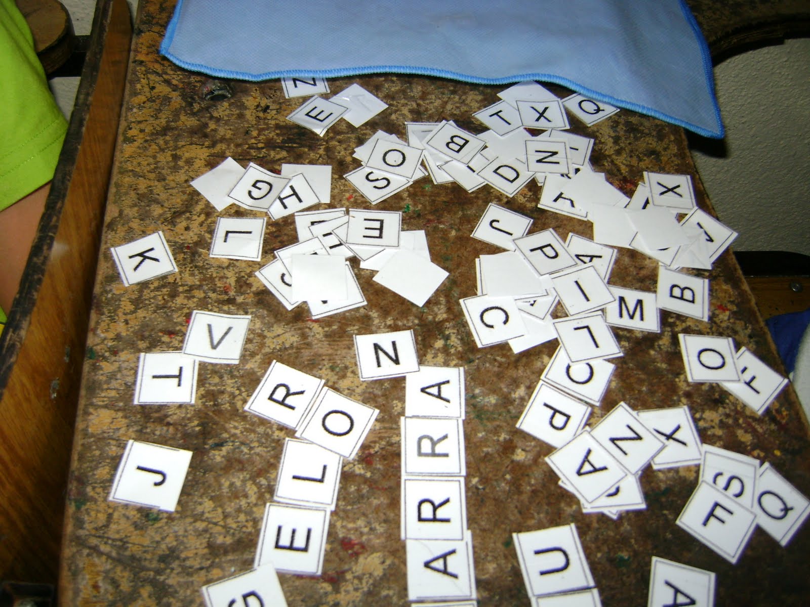 Uni duni te: Alfabeto móvel