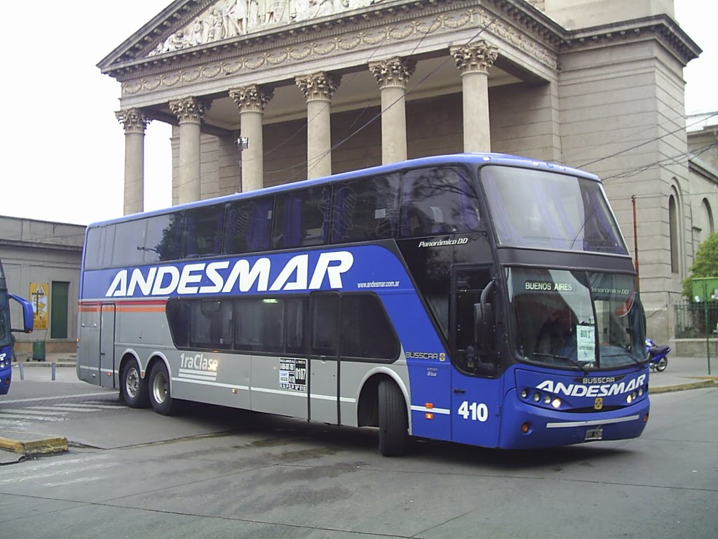 BUSES COLONNESE: ANDESMAR 410 . EN SAN LUIS