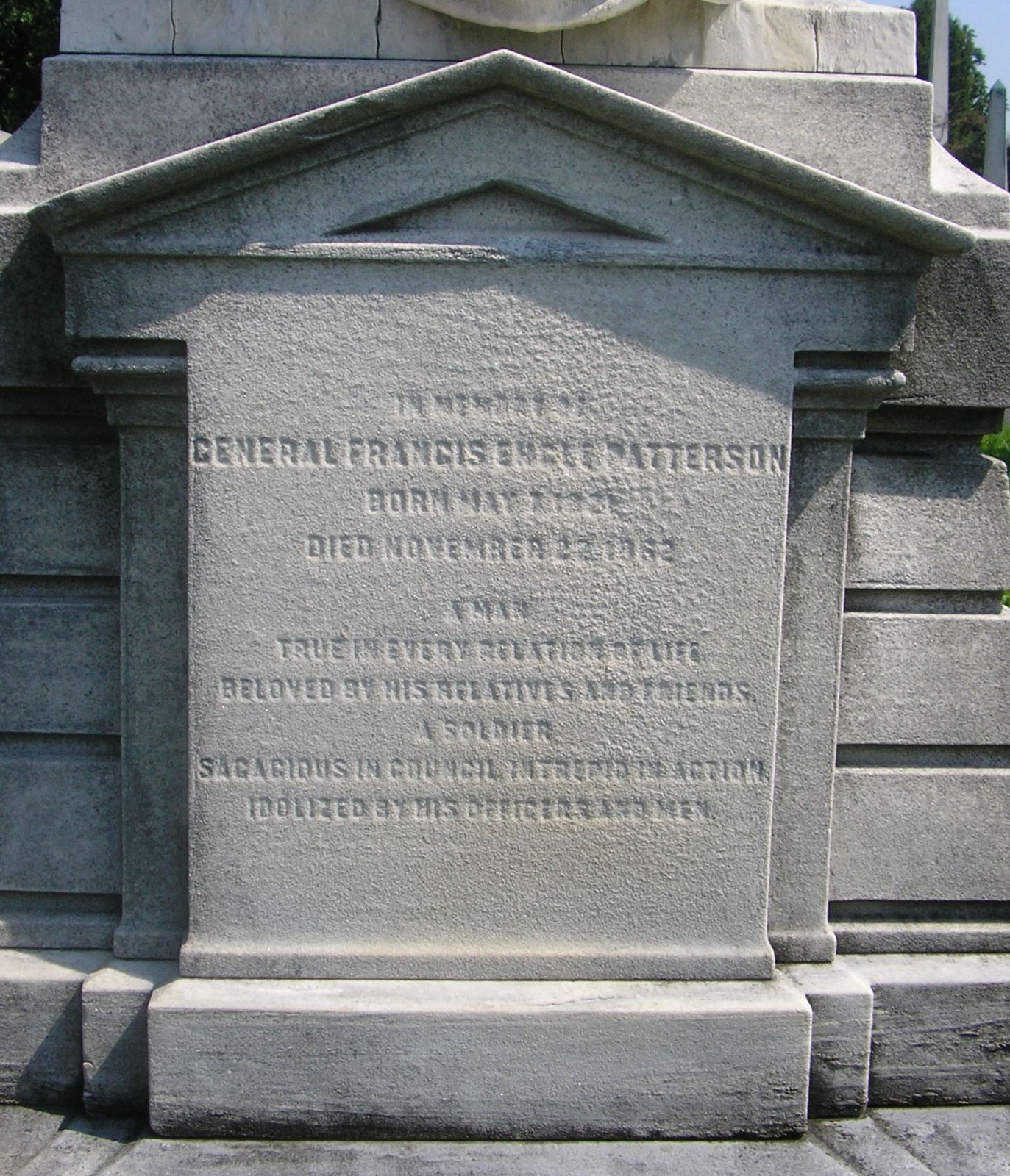 Escape to the Silent Cities: Famous File: General Francis Engle Patterson