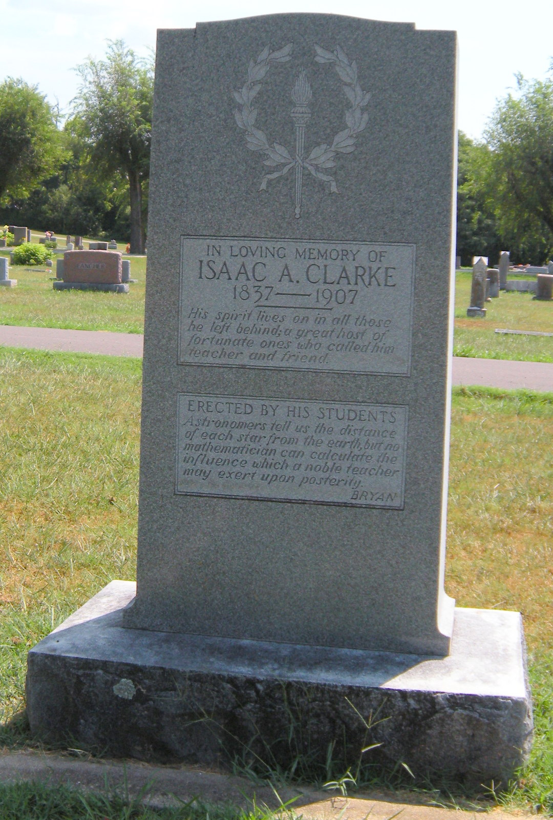 Escape to the Silent Cities: Isaac A. Clarke