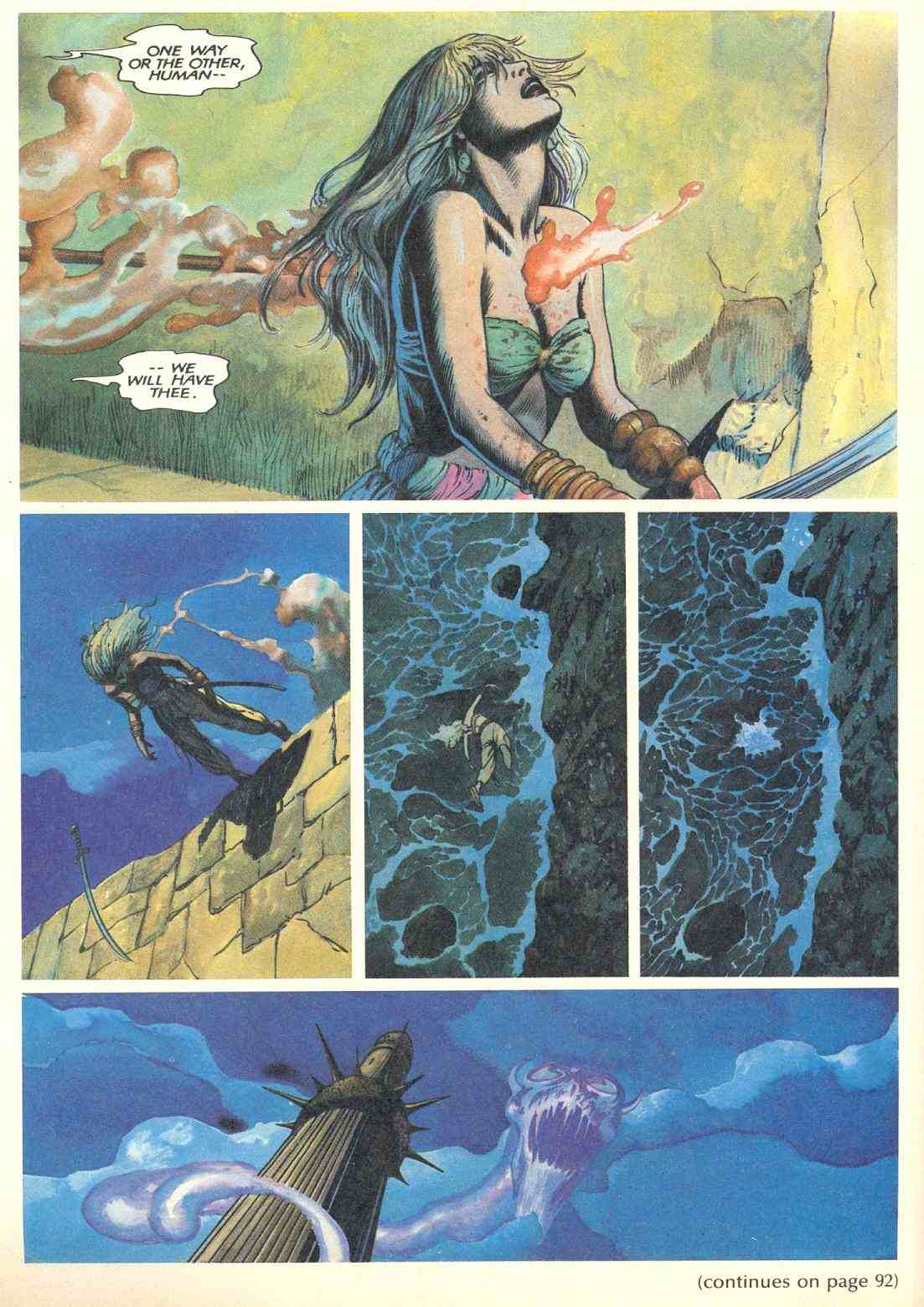 Savage Tales: Epic Illustrated #23: Marada, the She-Wolf in "Wizard's ...