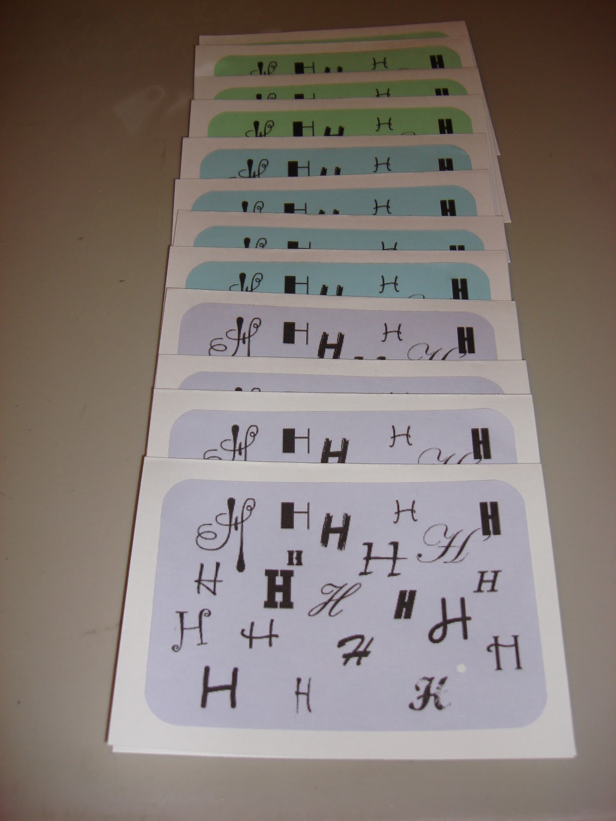 A Couple of Craft Addicts: Felt pom flower initial cards