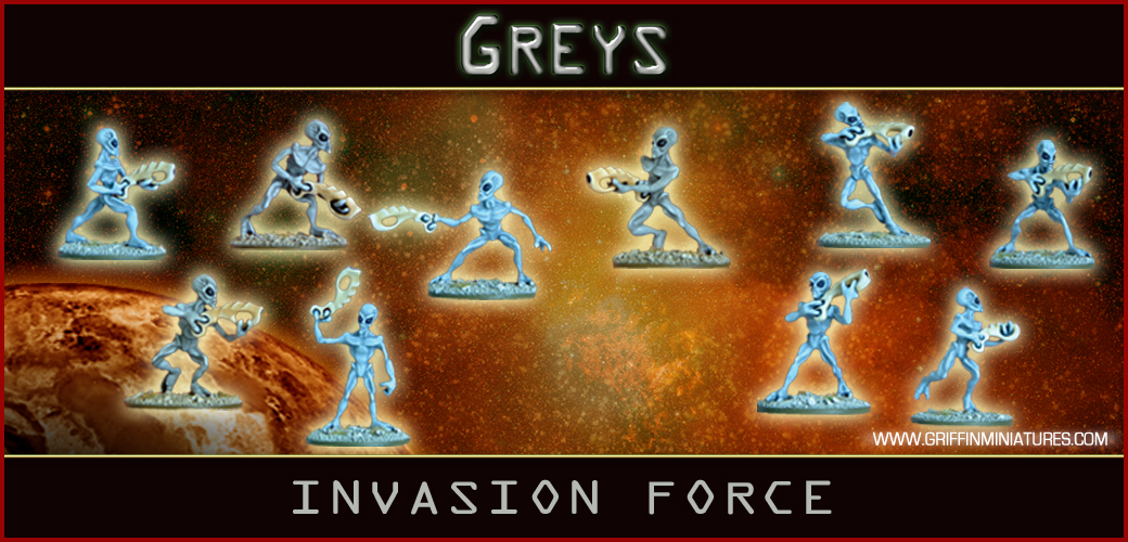 Alien Greys, 28mm Sci-Fi | Miniature Review