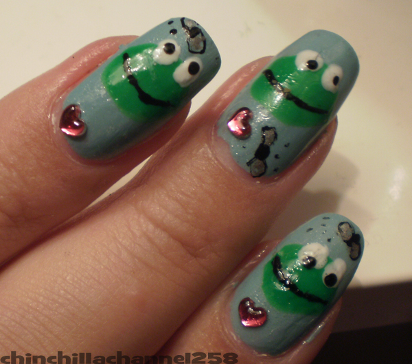 CookingChinchillas: Frog nail design