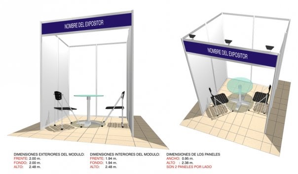 Expo Carabobo 2009: Modelo de Stand 2x2