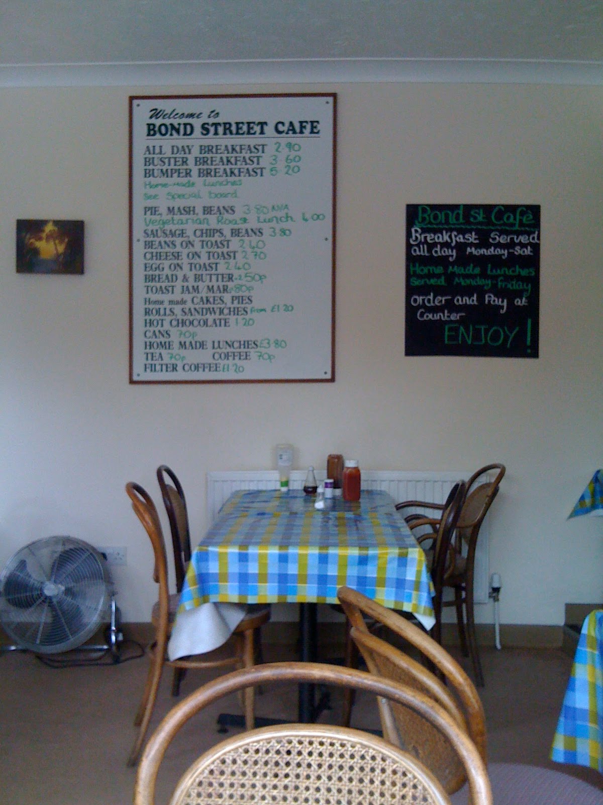 The Fry up Inspector: Bond Street Cafe - Norwich (with update)