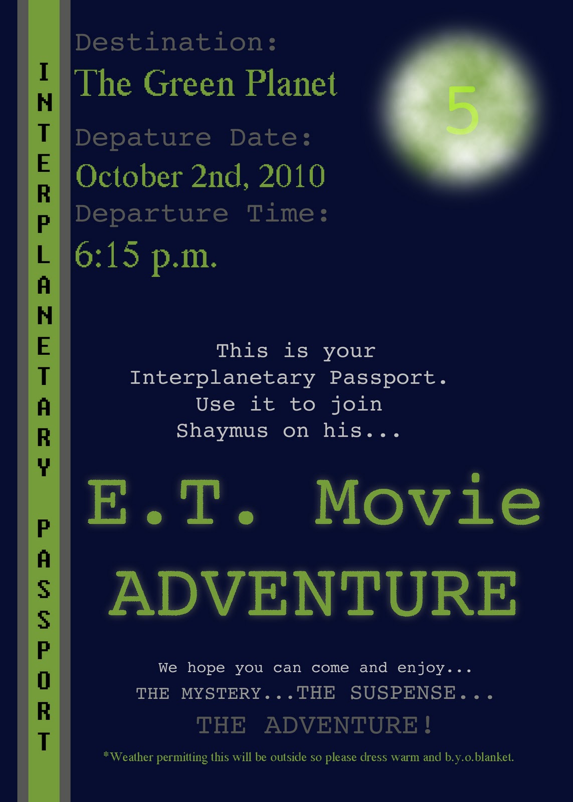 The Mommy Party: E.T. the Extra-Terrestrial Birthday Party Invitation ...