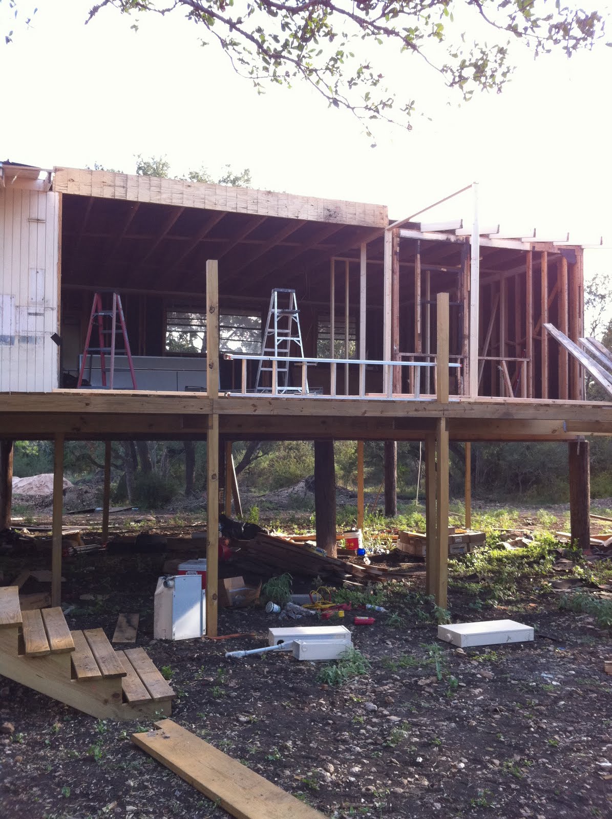 Building a house from a school portable: The New Beam