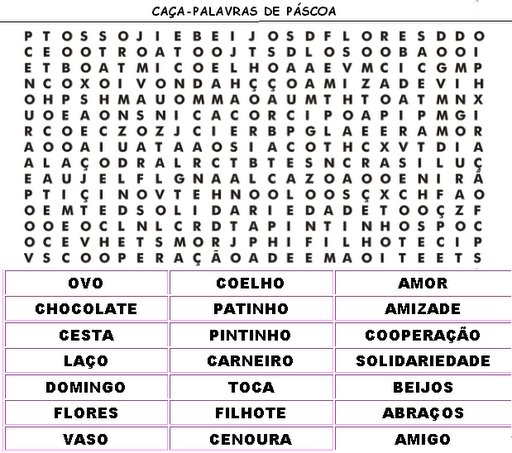 VANESSA CAMPOS- LETRAS: ATIVIDADES DE PASCOA