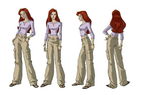 The Dork Review: X-Men Evolution Model Sheets