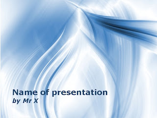 Modèles Powerpoint Gratuits: Modèle Powerpoint : Brouillard bleu