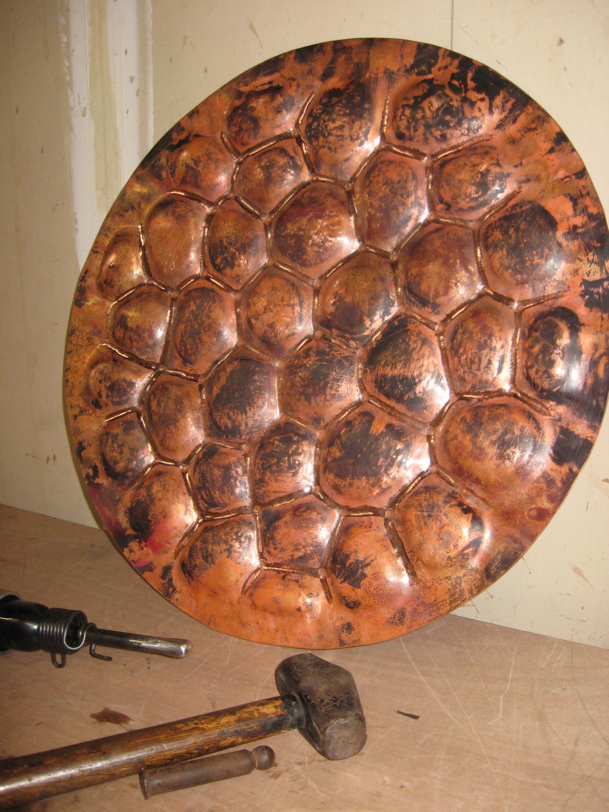 Metal Art and Sculpture: Repousse and Chasing Tutorial - Copper wall ...