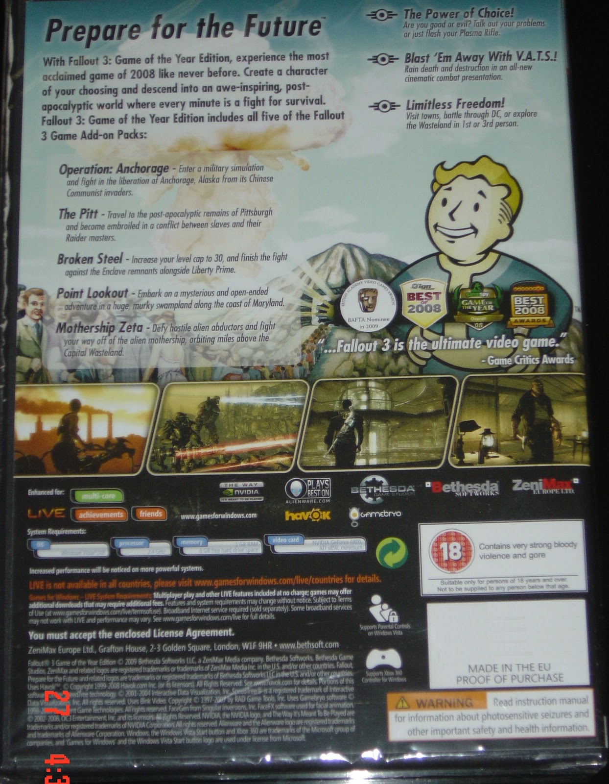 thegameveda: FALLOUT NEW VEGAS COLLECTORS EDITION + EVERY COLLECTABLE ...
