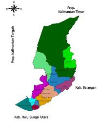 KALUA KELUA KALUA KELUA Kecamatan Kelua Kabupaten Tabalong: Peta Kelua