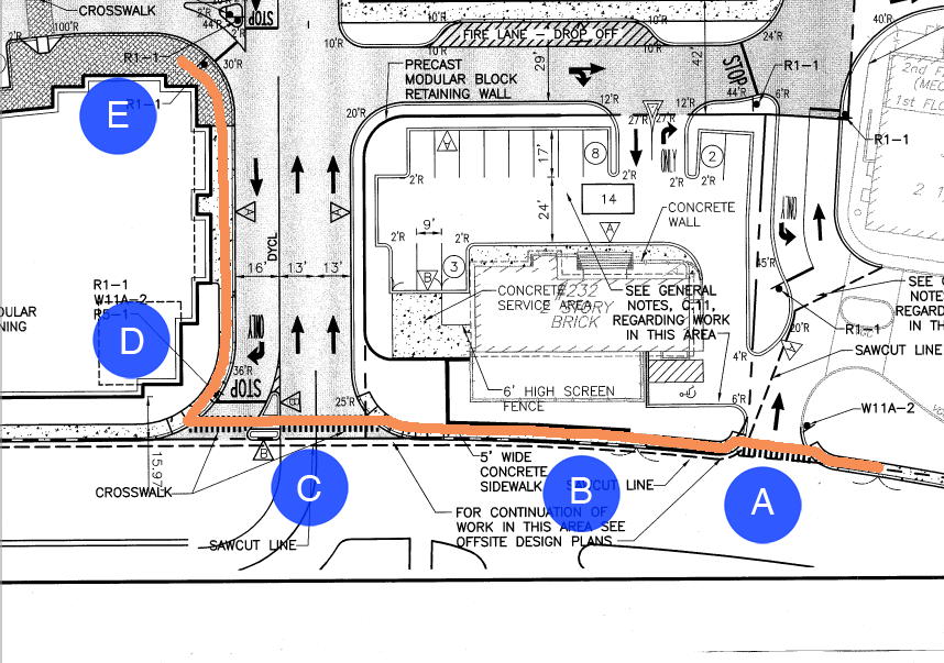 Newton Streets and Sidewalks: Chestnut Hill Square -- Pedestrian ...