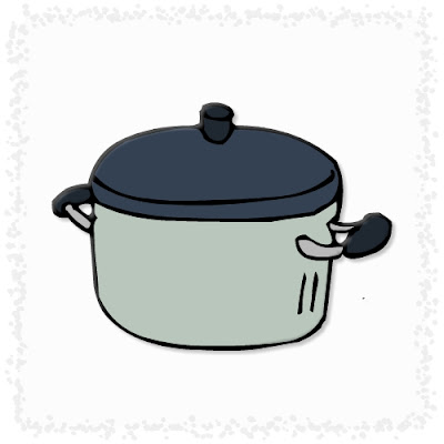 jini's image: kitchen/cook pot 2 flashcard image clip