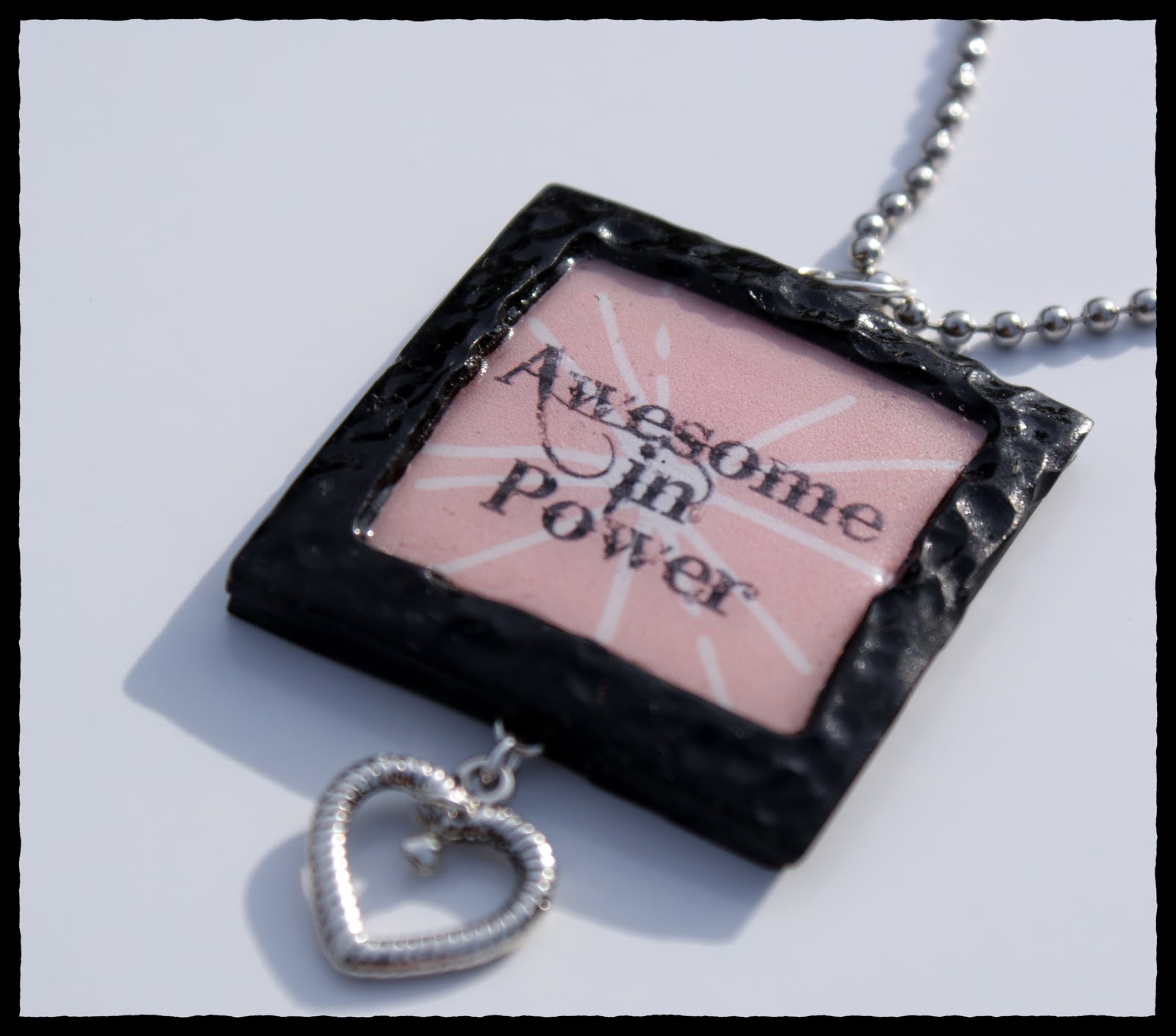 Polymer Clay Day 71: "Awesome in Power" Pendant – Saved By Love Creations