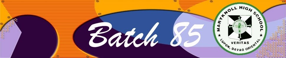 Maryknoll High School of Lupon Batch 85: December 2010 Batch 85 Reunion ...