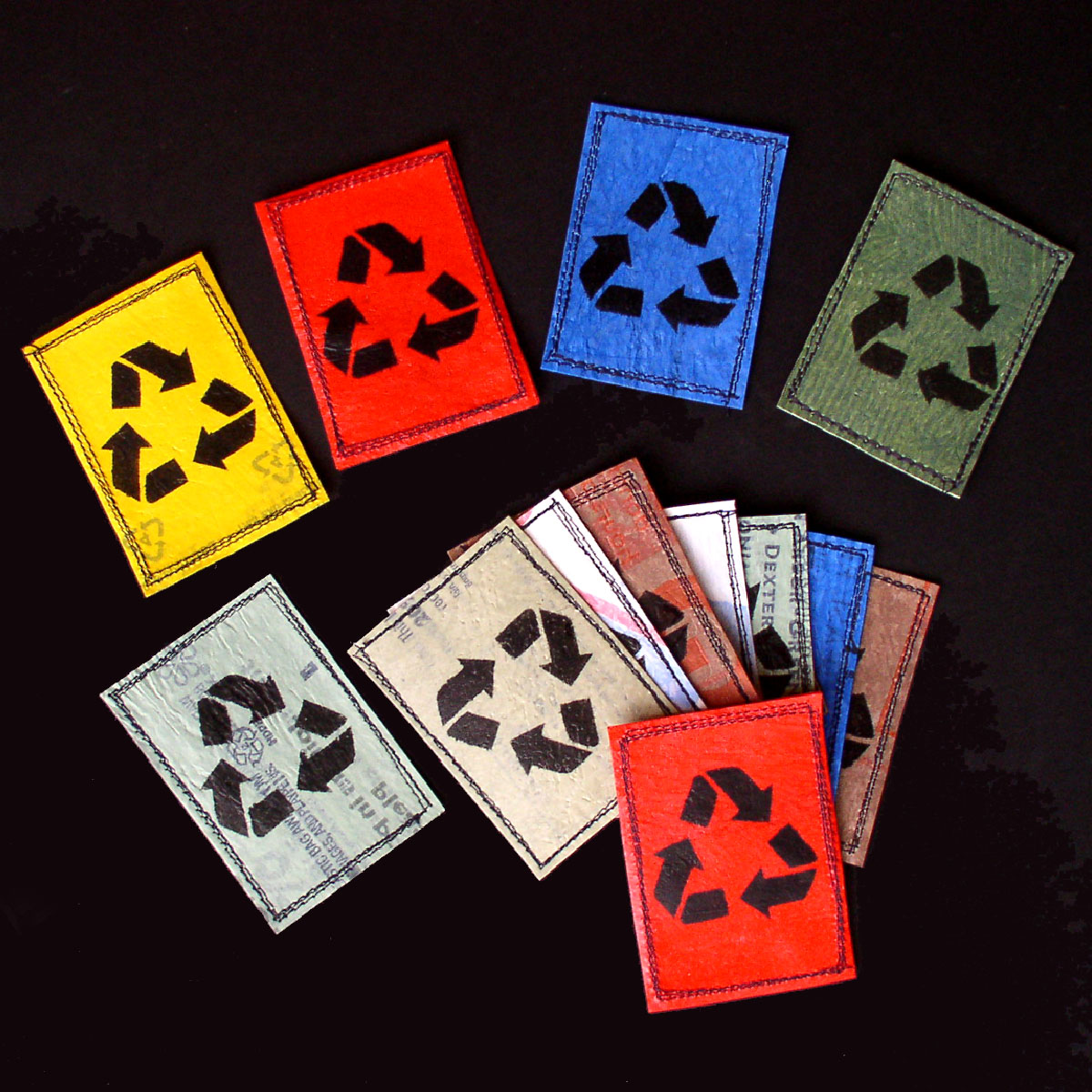 Ingrid Dijkers: "Recycle" Artist Trading Cards - Version 2.0