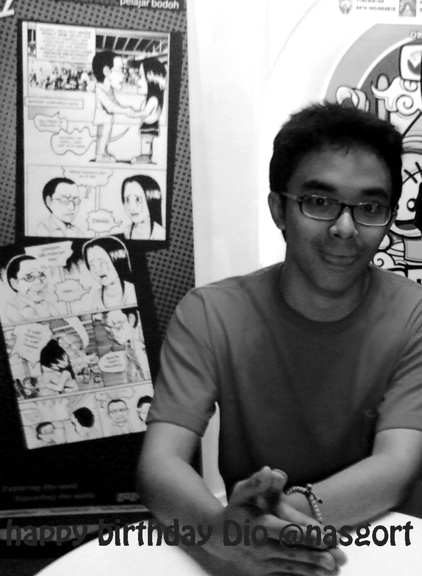 a cup of 'fikamaliq': Grebek buku bareng Dio Rudiman @nasgort