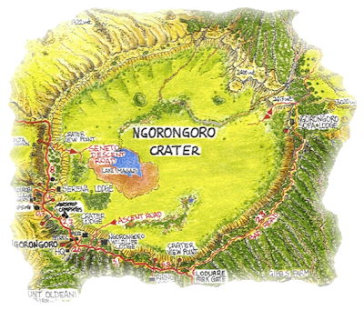 World's Natural Wonders: Ngorongoro Crater, World's Largest Unbroken ...