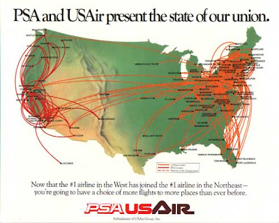 Psa Airlines Route Map