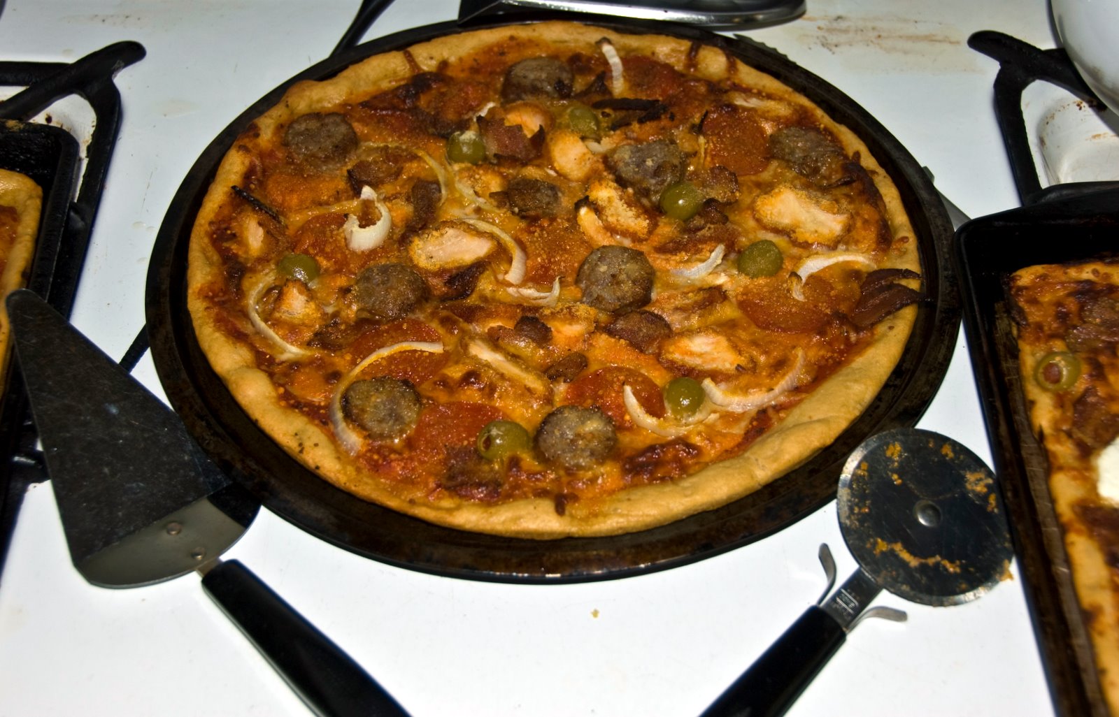 This Year Behind the Lens: My DnD pizza cookery crew: