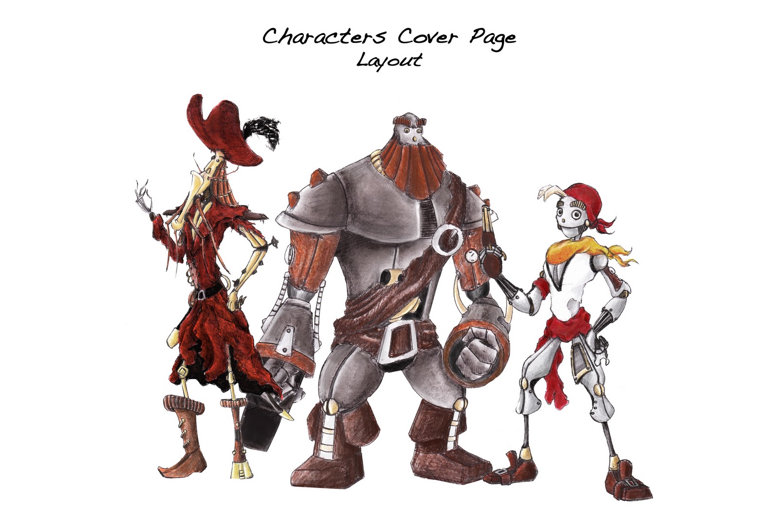 Ruben's Blogpage: Unit 2.02- Character Design: Cover Page Layout and ...