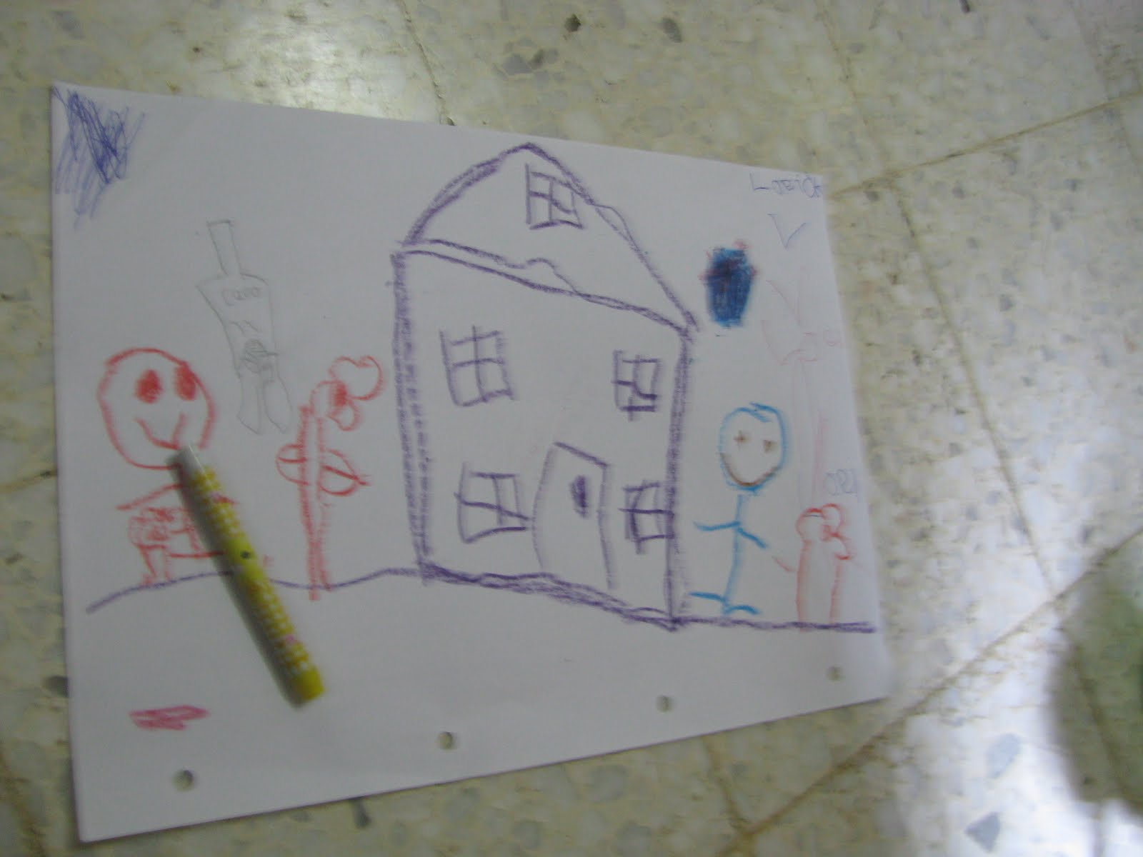 TH's corner: Drawing of a 4 year old